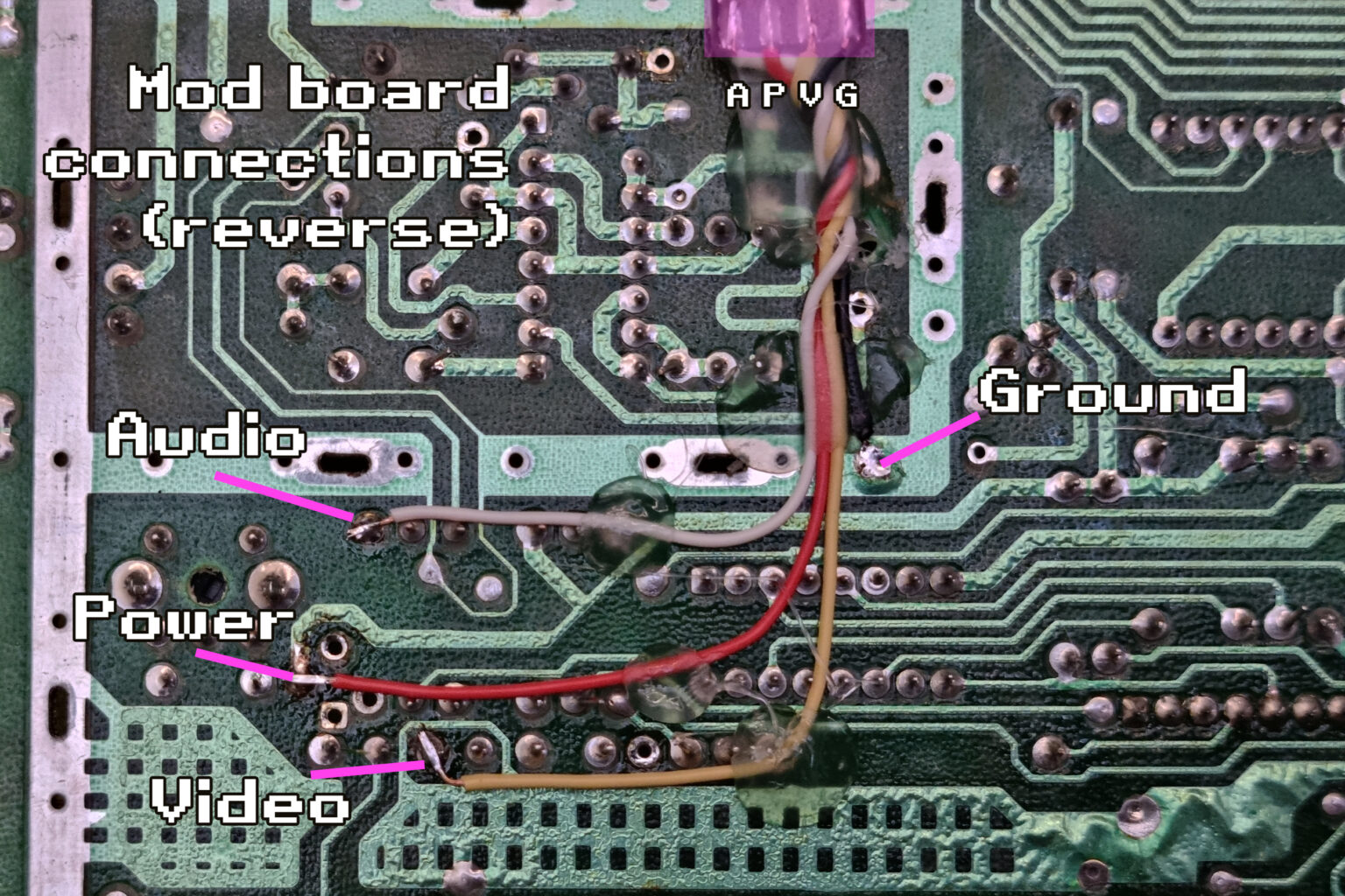 Atari 2600 Composite Mod Installation – PAL Jr Rev. F – silvestron's ...